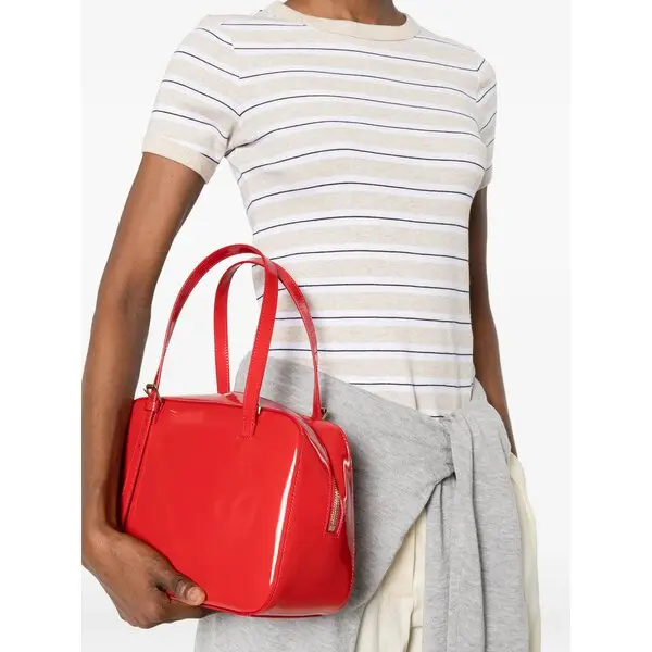 A.p.c. Patent Leather Tote Bag
