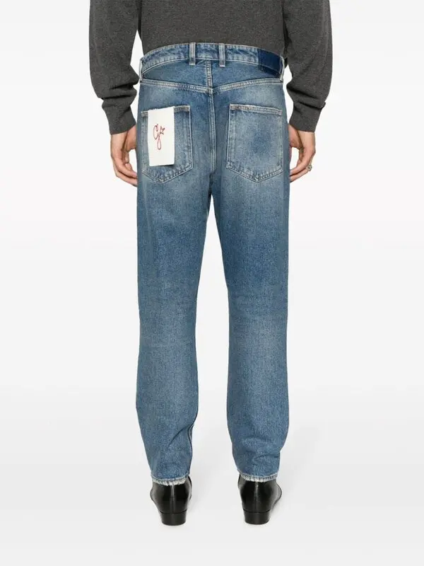 GOLDEN GOOSE Golden Happy" Stone Washed Slim Fit Jeans