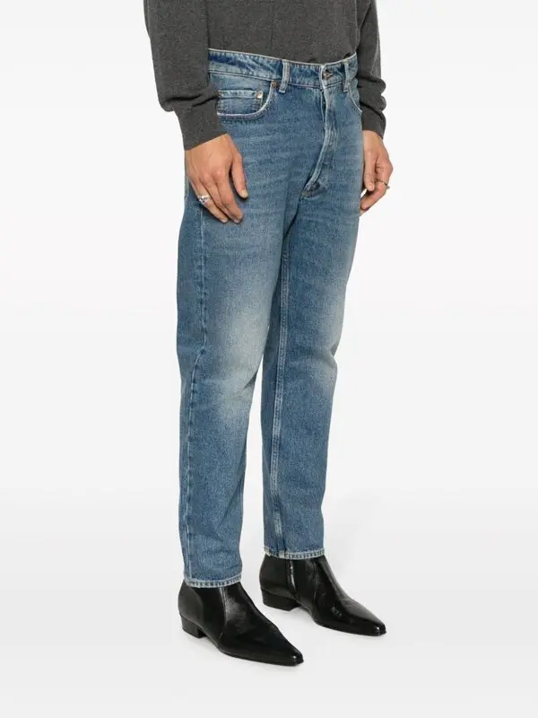 GOLDEN GOOSE Golden Happy" Stone Washed Slim Fit Jeans