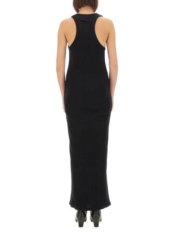 JEAN PAUL GAULTIER Ribbed Sleeveless Maxi Dress With Embellished Straps