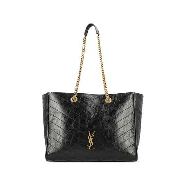 Saint Laurent Rive Gauche Tote Bag - Black
