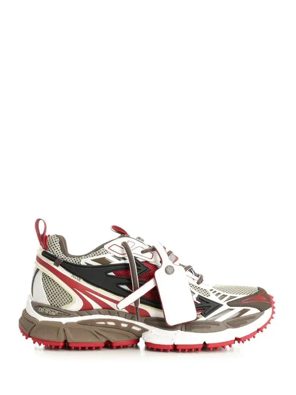 Off-White Be Right Back" Sneakers With Signature Arrow Motifs - Multicolor
