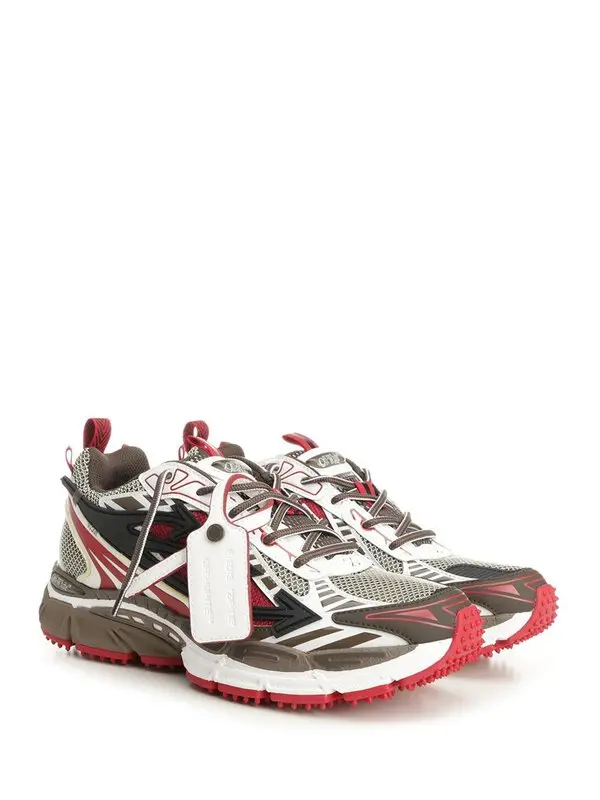Off-White Be Right Back" Sneakers With Signature Arrow Motifs - Multicolor