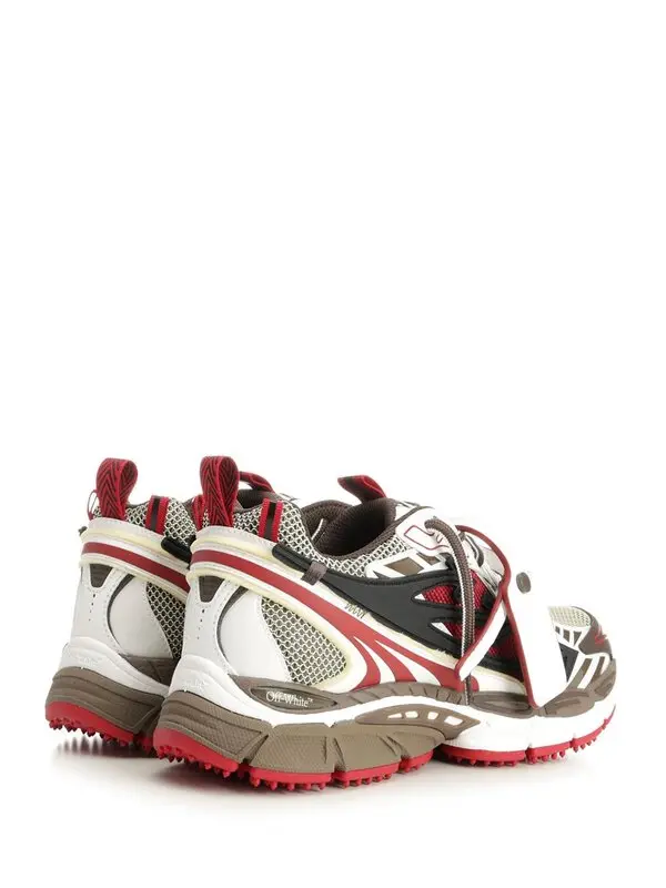 Off-White Be Right Back" Sneakers With Signature Arrow Motifs - Multicolor