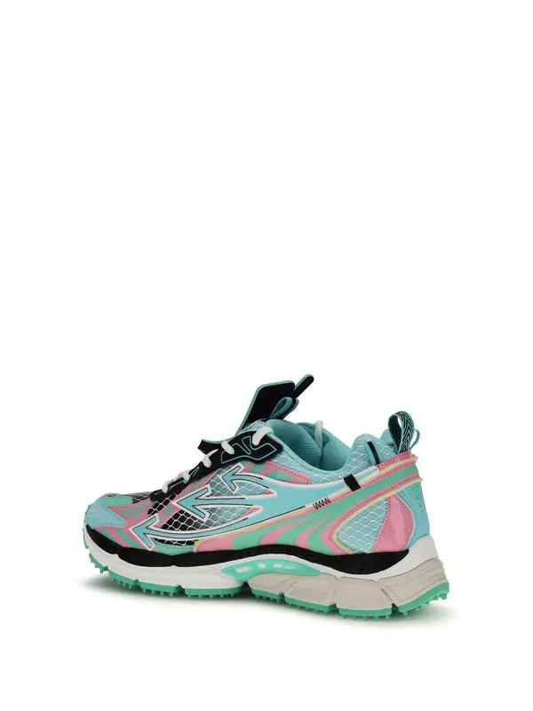 Off-White Be Right Back" Sneakers With Signature Arrow Motifs - Multicolor