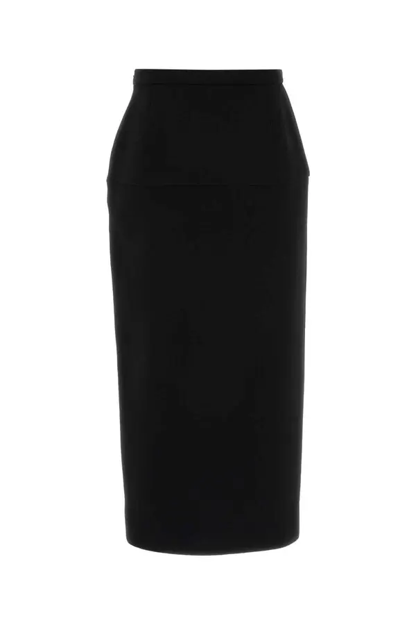 Valentino Garavani Virgin Wool And Silk Skirt
