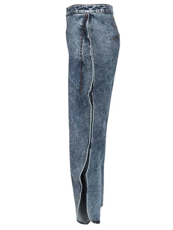 Alaïa Petal Silhouette Denim Pants