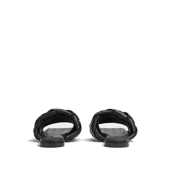 Bottega Veneta Intrecciato Leather Flat Sandals