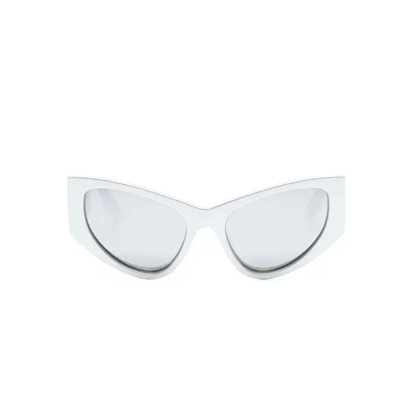 Balenciaga Tone Acetate D-frame Sunglasses - Silver