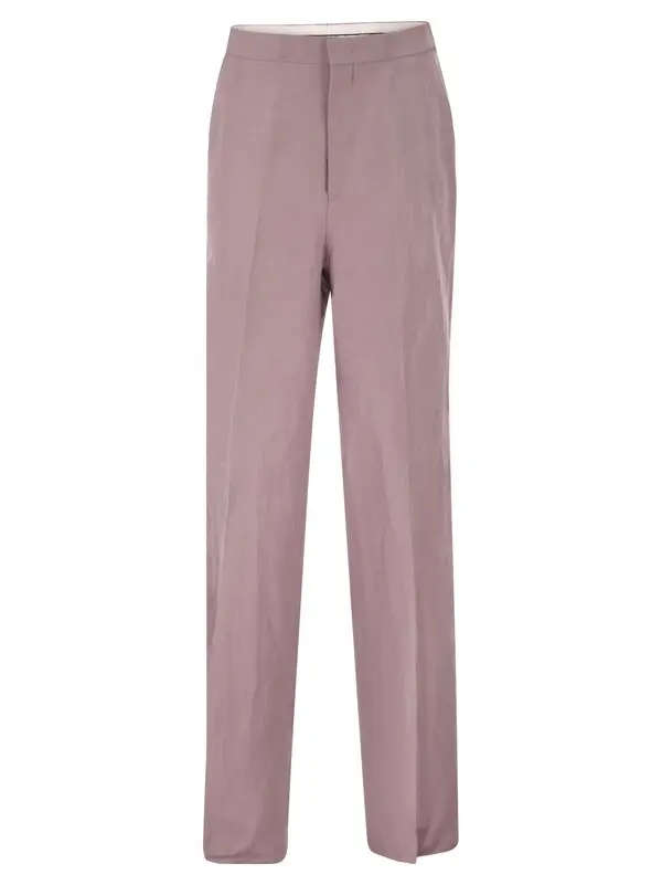 Tagliatore Tailored Linen Trousers