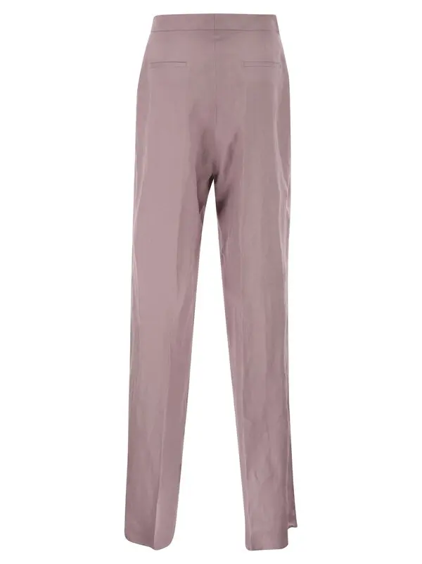 Tagliatore Tailored Linen Trousers