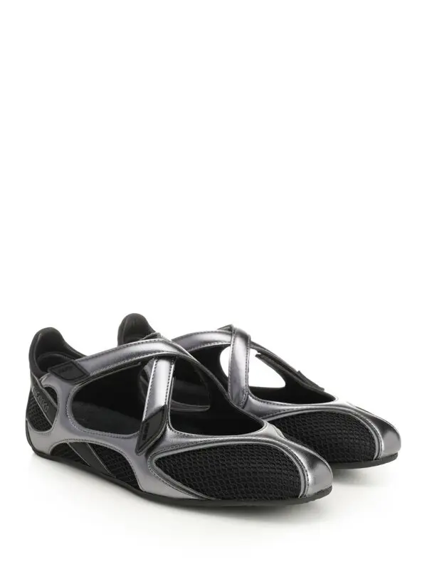 Attico Floor 01 Flat Ballerina - Black