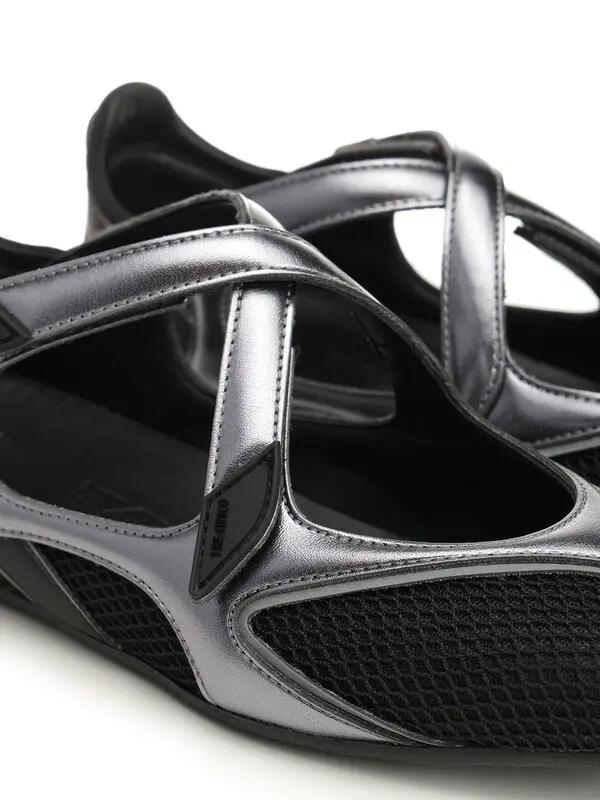 Attico Floor 01 Flat Ballerina - Black