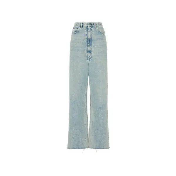 MAISON MARGIELA Denim Wide-leg Jeans - Blue