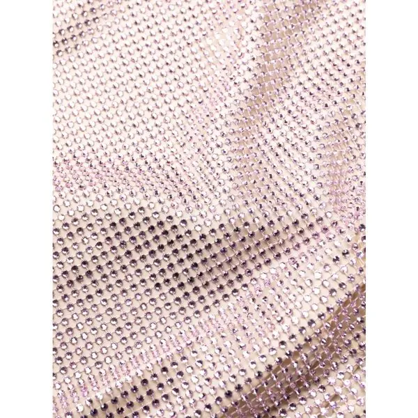 Prada Rhinestone Embellishment Mesh Dress