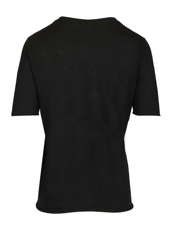 LISA YANG Ari Short-sleeve Cashmere Knit T-shirt