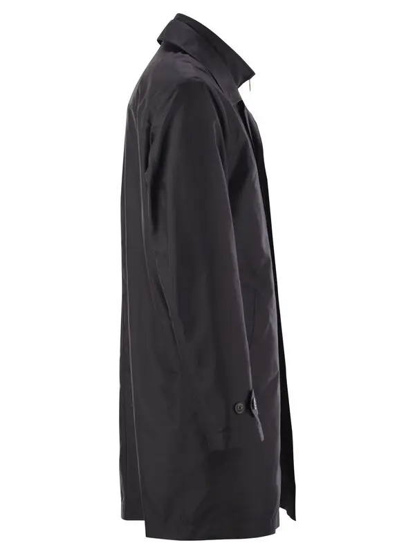 FAY Technical Cotton Morning Coat - Multicolor