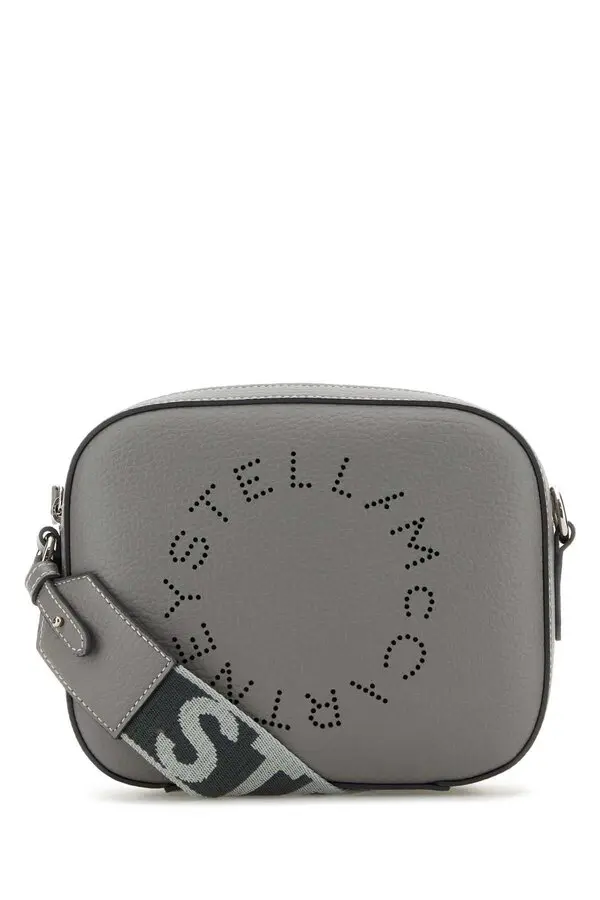 Stella McCartney Alter Mat Small Logo Crossbody Bag - Gray