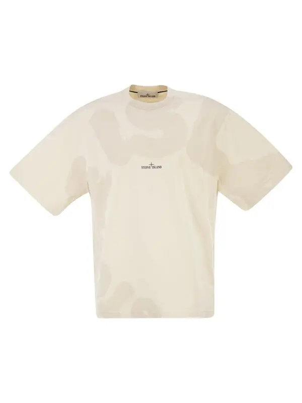 Stone Island Regular-fit T-shirt With ‘whirlwind Type’ Print