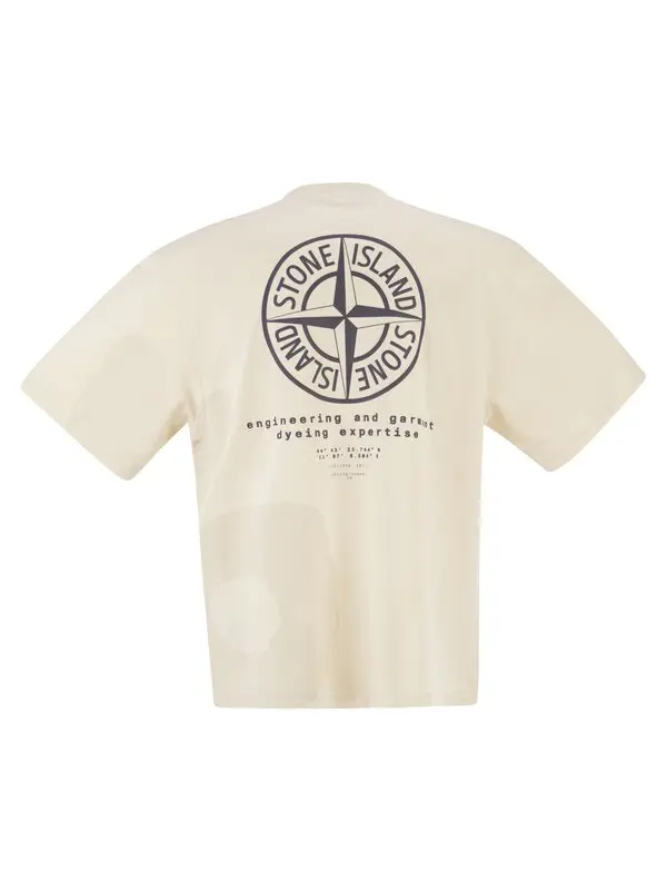 Stone Island Regular-fit T-shirt With ‘whirlwind Type’ Print