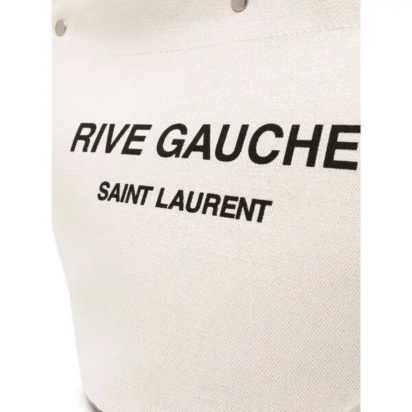 Saint Laurent Rive Gauche Tote Bag - Cream