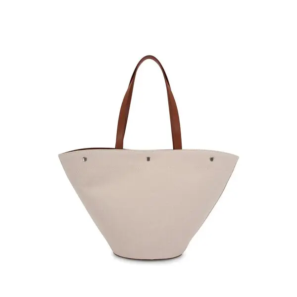 Saint Laurent Rive Gauche Tote Bag - Cream