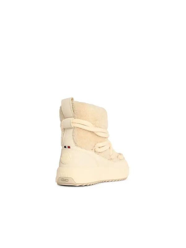 Moncler Mid Calf Teddy Snow Boots