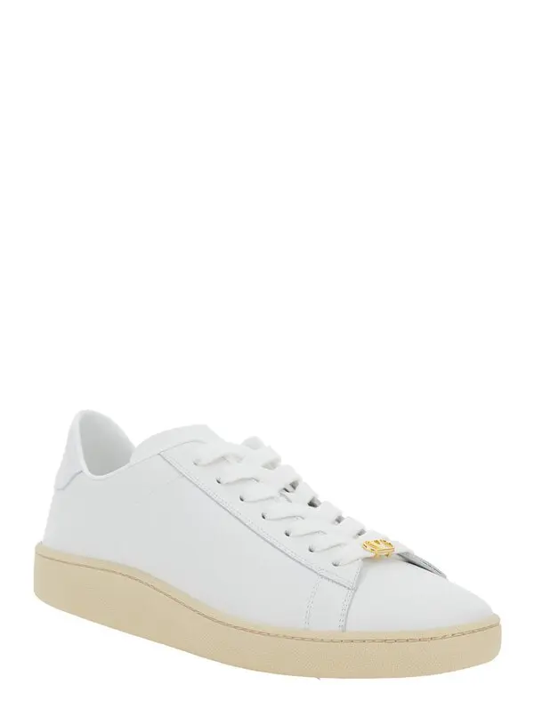 Valentino Garavani Royco Low Top Sneakers With Vlogo Detail - White