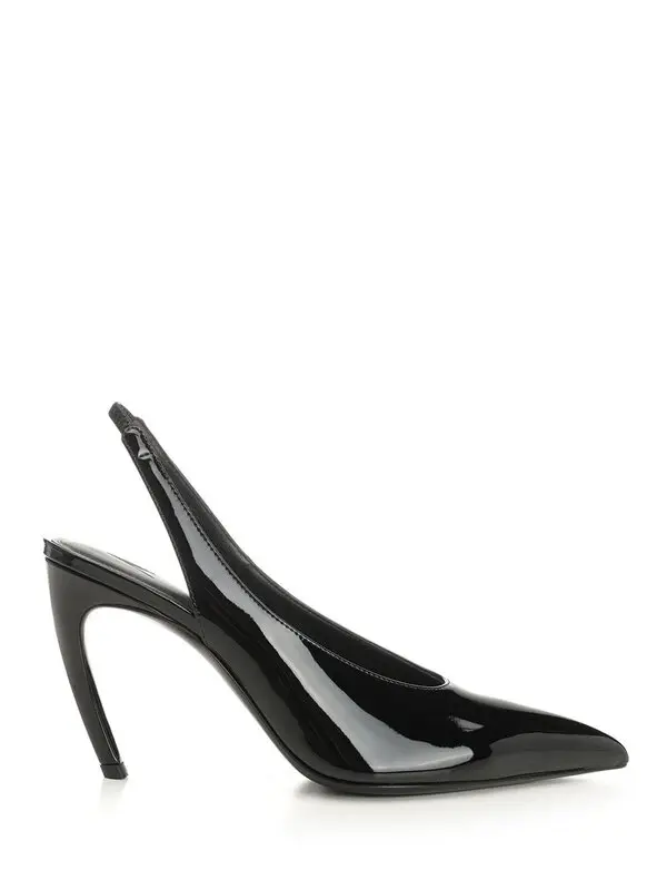 Attico Slingback Viper Heel - Black