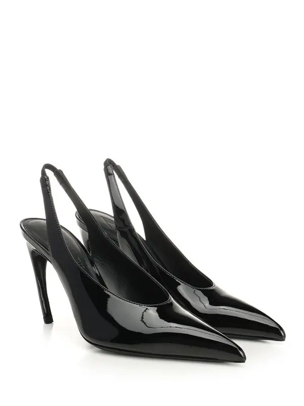 Attico Slingback Viper Heel - Black