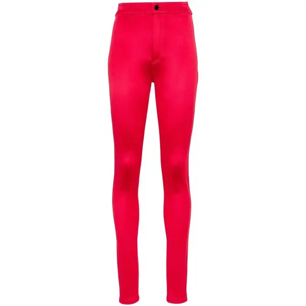 Saint Laurent High Waisted Skinny Trousers