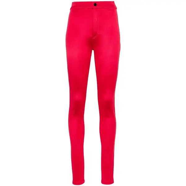Saint Laurent High Waisted Skinny Trousers