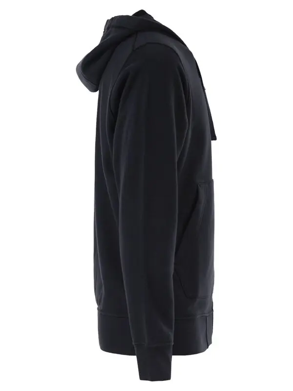 Stone Island Organic Cotton Zip-up Hoodie - Blue
