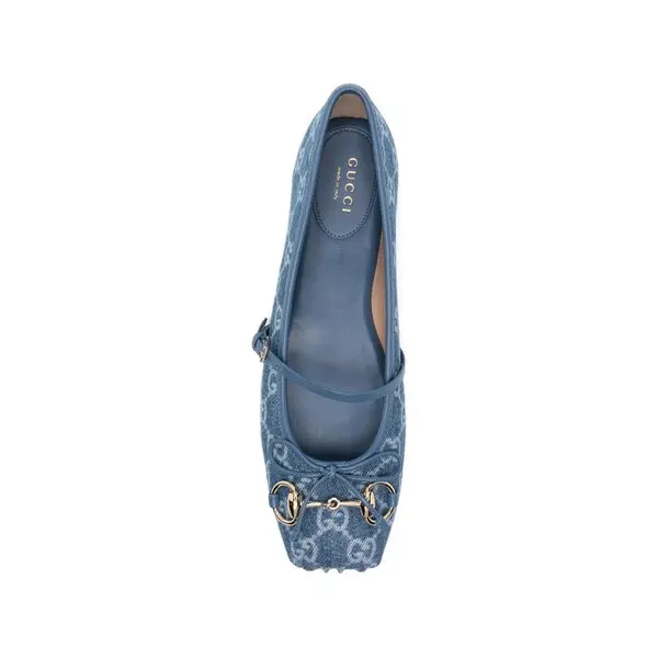 Gucci Gg Monogram Ballet Flats