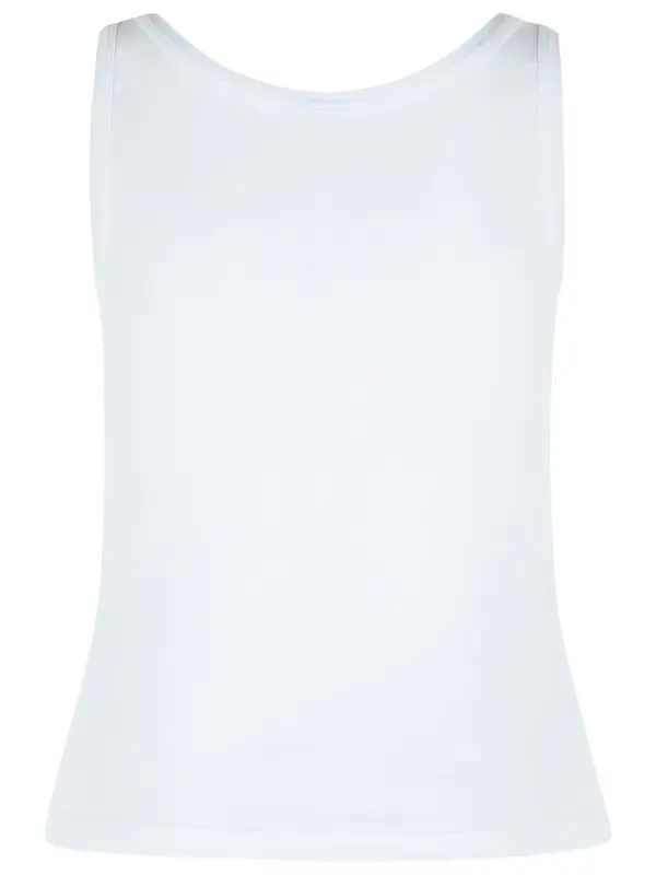 Versace Ribbed Cotton Tank Top