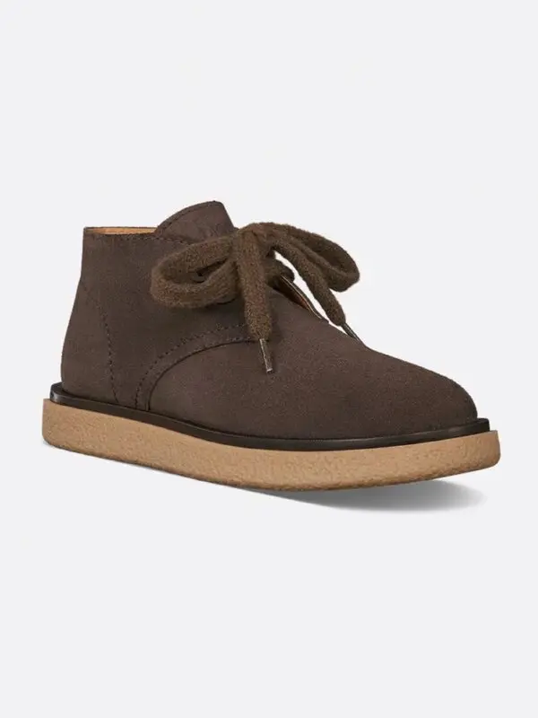 Dior Sahara Desert Suede Lace-up Boots