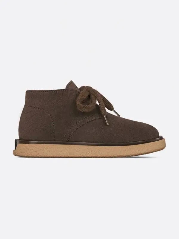 Dior Sahara Desert Suede Lace-up Boots