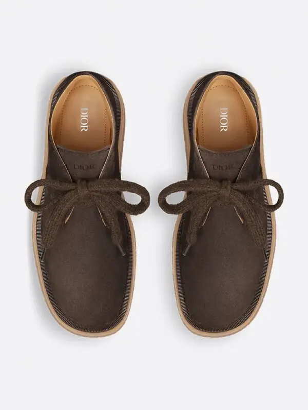 Dior Sahara Desert Suede Lace-up Boots