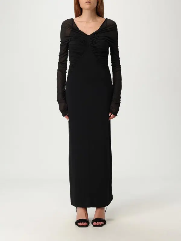 Max Mara Jersey Knit Dress - Black