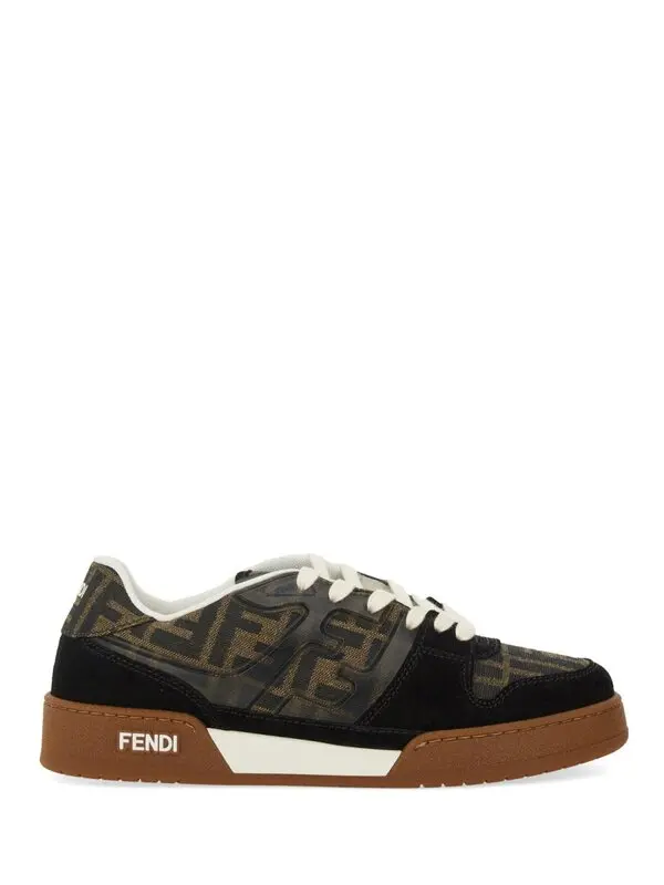 Fendi Low Top Sneakers - Black
