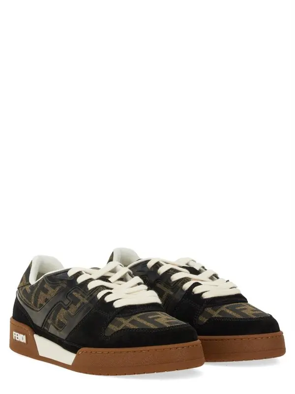 Fendi Low Top Sneakers - Black