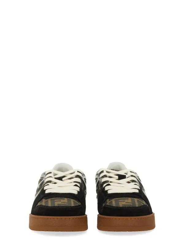 Fendi Low Top Sneakers - Black
