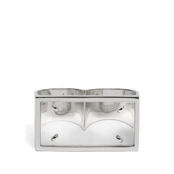 MAISON MARGIELA Tone Brass Four Stitches Ring - Silver