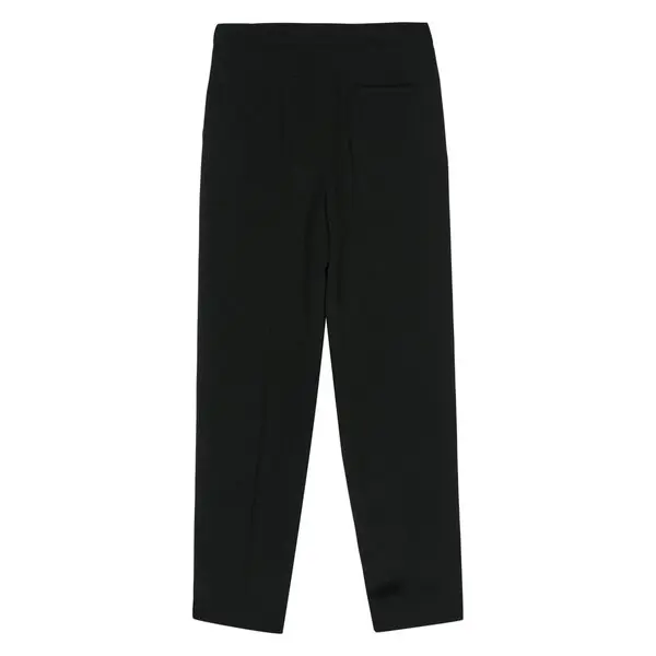 Giorgio Armani Tapered Silk Trousers With Glitter Detailing