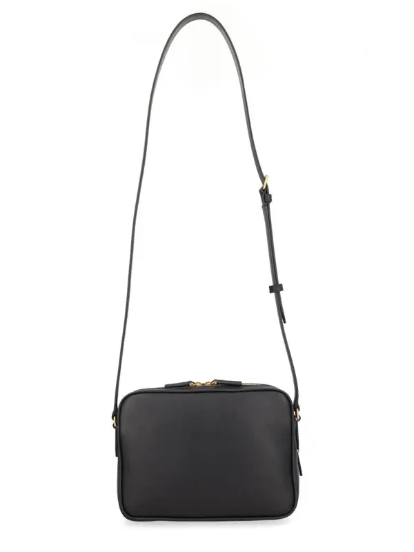 Valentino Garavani Leather Crossbody Bag With "v" Logo