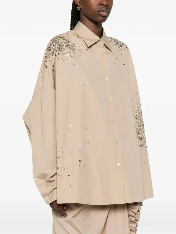 Dries Van Noten Embroidered Cotton Shirt