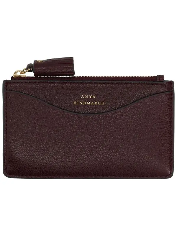 ANYA HINDMARCH Peeping Eyes Wallet - Brown