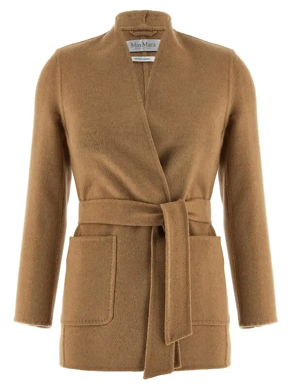 Max Mara Harold Camel Wool Blazer