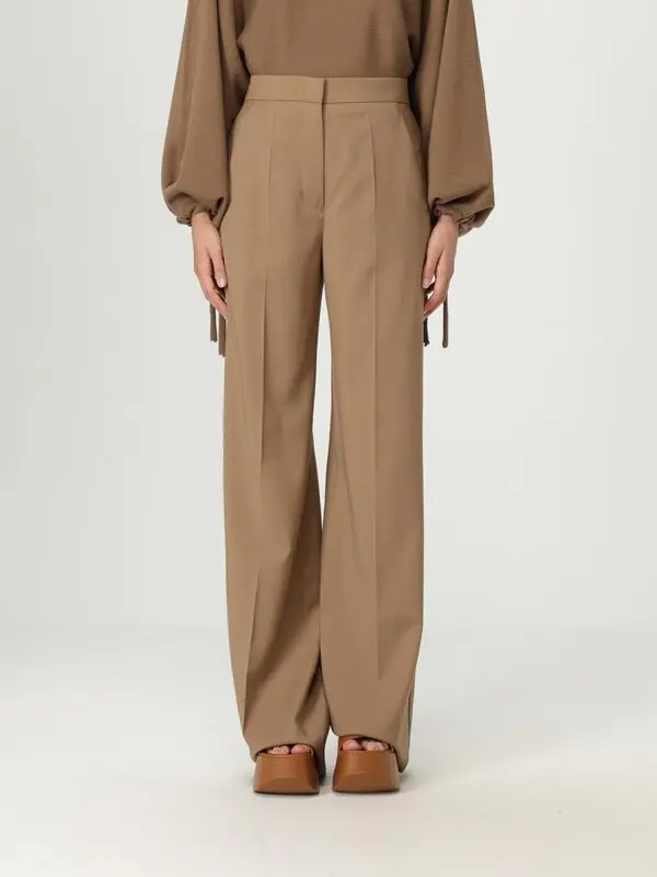 Max Mara Hazel Wide Leg Wool Trousers