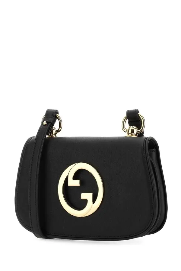 Gucci Leather Blondie Crossbody Bag - Black